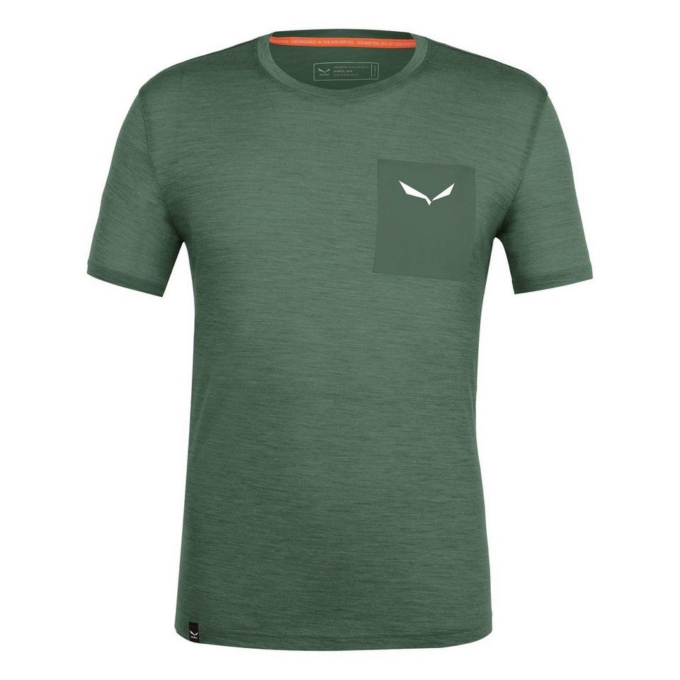 Salewa T Shirt Salewa M Pure Logo Pocket Alpine Merino T Shirt«